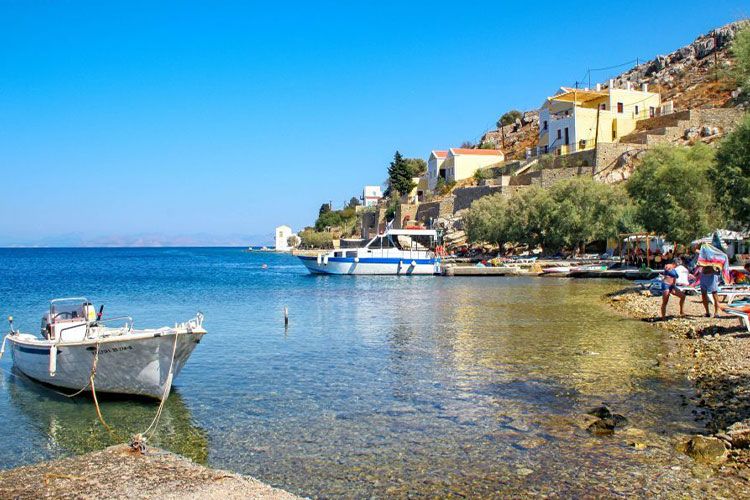 Symi Island Beaches - Bodrum Kos Ferry Lines